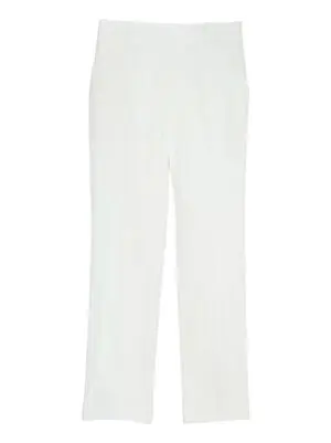 TWINSET Elasticated-waistband Straight-leg Trousers