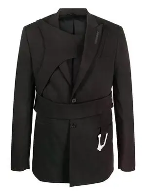 HELIOT EMIL Layered-effect Single Breasted Blazer