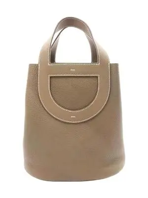 Hermès In The Loop Leather Handbag Neutrals