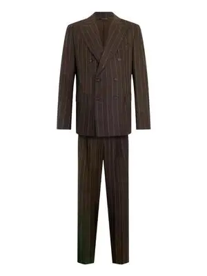 BROOKS BROTHERS Pinstripe Double-breasted Suit