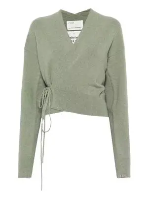Extreme Cashmere Ella Wrap-around Cardigan - Green