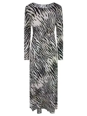 Rixo Amal Midi Dress - White