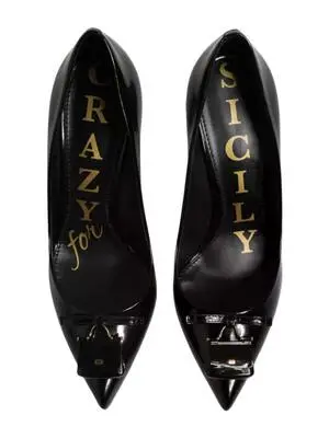 DOLCE & GABBANA Sicily Bag-embellished Pointed-toe Pumps