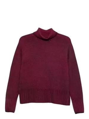 AROVESCIO Roll-neck Sweater - Red