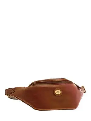 THE BRIDGE Story Logo-plaque Leather Belt Bag - Brown