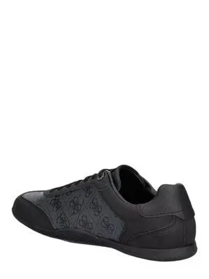 Guess Katas Logo-print Panelled Sneakers - Black