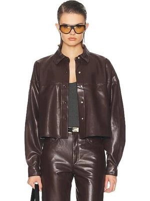 AGOLDE Agnes Shirt Madera