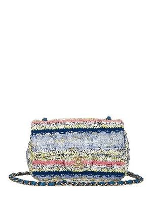 CHANEL Tweed Mini Rectangular Flap Bag