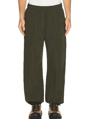 Lululemon Crinkled Nylon Hybrid Track Pant - Deep Forest