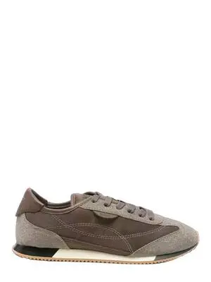 GHOUD VENICE Glitter-effect Panelled Sneakers - Brown