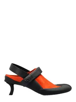 Loewe Dive Touch-strap Pumps - Orange