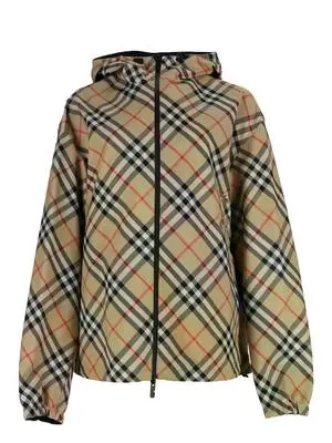 BURBERRY Vintage Check Hooded Jacket