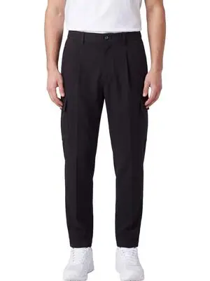 Herno Straight-leg Cargo Pants In Technical Fabric With Mid-rise Waist - Navy