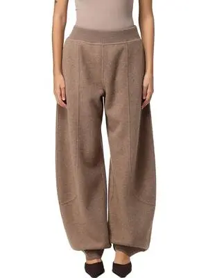 MAX MARA Wide-leg Knit Pants In Wool And Cashmere
