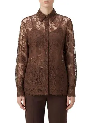 Ermanno Scervino Shirt Colour - Brown