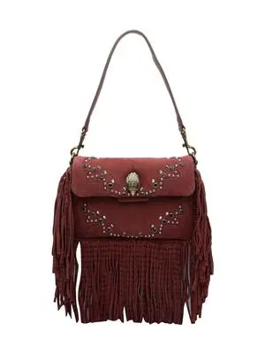 KURT GEIGER Oxford Mini Shoulder Bag In Suede With Studs