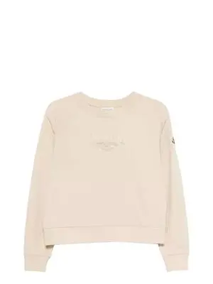 MONCLER Logo-embroidered Raglan-sleeve Sweatshirt