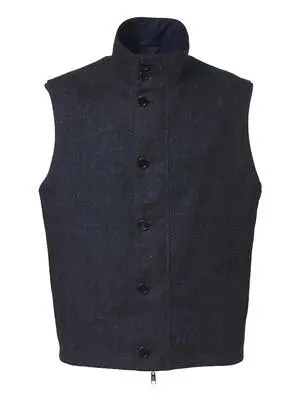 Dunhill Linen Reversible Vest - Blue