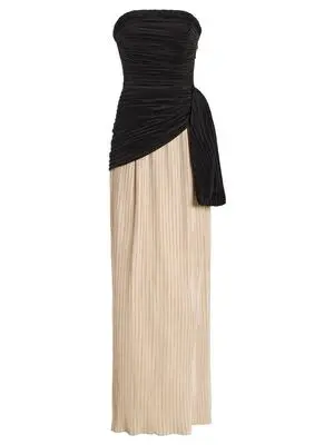 Simkhai Laia Plisse Bustier Gown - Multi