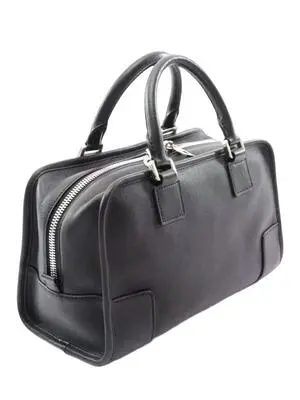 Loewe 2010s Amazona 28 Leather Tote Bag - Black