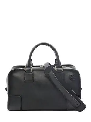 Loewe 2010s Amazona 28 Leather Tote Bag Black