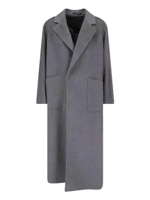Tagliatore Charlize Belted Single-breasted Coat - Grey