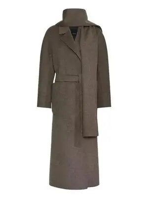 MAX MARA Scarf-detail Belted Coat