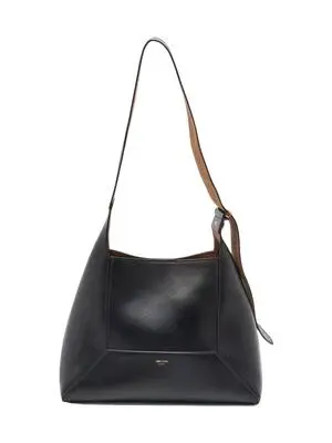 JIMMY CHOO Medium Diamond Leather Shoulder Bag