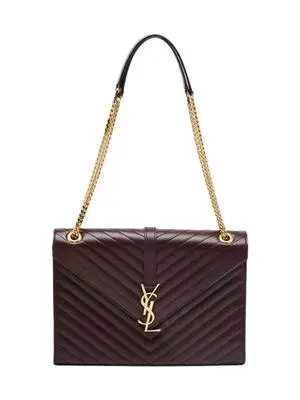 SAINT LAURENT 2014 Large Envelope Cassandre Shoulder Bag