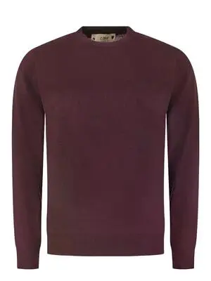 CUSTOMER LOVERS Crew-neck Virgin-wool Sweater - Red