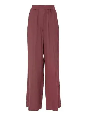 Brunello Cucinelli Elasticated-waistband Wide-leg Trousers - Pink