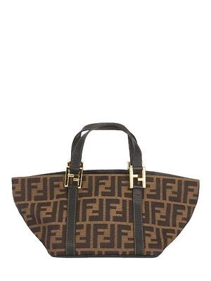 FWRD RENEW Fendi Zucca Handbag - Brown