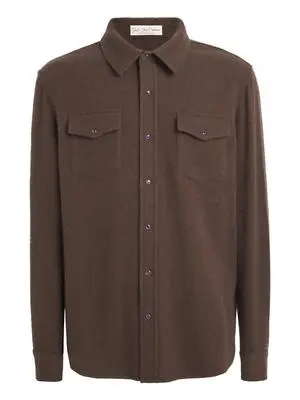 GOD'S TRUE CASHMERE Cashmere Button-up Shirt