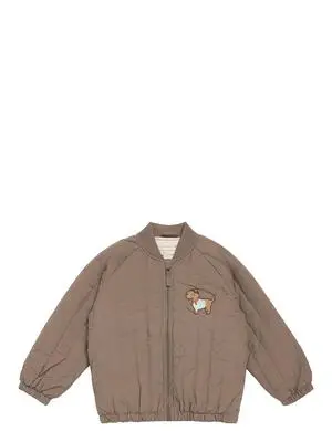 KONGES SLOJD Quilted Juno Bomber Jacket - Brown