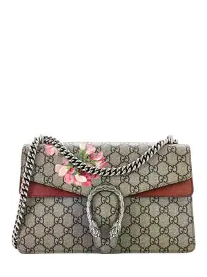 GUCCI Dionysus Bag Blooms Print Gg Coated Canvas Small Shoulder Bag