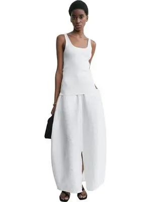 TOTEME Parachute Skirt White Petite White