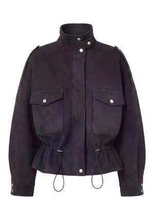 NICHOLAS Drawstring-waist Jacket - Black