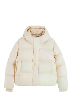 Tommy Hilfiger Hooded Quilted Jacket - Neutrals