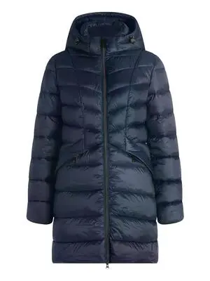 BETTY BARCLAY Quilted Hooded Jacket - Blue
