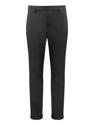 DONDUP Flat-front Trousers - Black