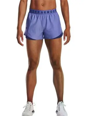 Under Armour Play Up 3.0 Logo-waistband Shorts - Purple