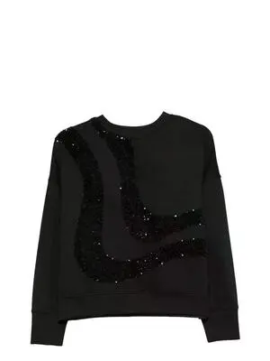 EMPORIO ARMANI Sequin-embellished Sweatshirt