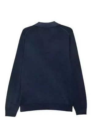 MC2 SAINT BARTH Long-sleeve Polo Sweater - Blue