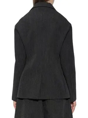 Balenciaga Stola Jacket In Dark - Grey