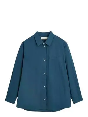 SKALL STUDIO Edgar Oversized Shirt - Blue