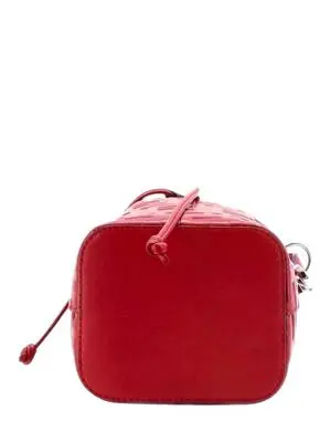 FENDI Mon Tresor Zucca Embossed Leather Mini Bucket Bag