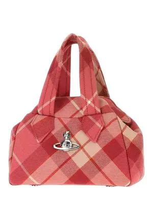 VIVIENNE WESTWOOD Yasmine Checked Tote Bag