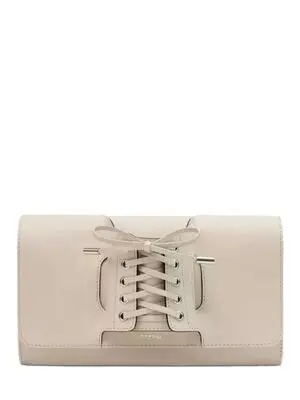 Perrin La Corsette Lace-up Clutch Bag - Neutrals