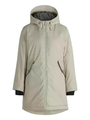 BETTY BARCLAY Hooded Parka Coat - Neutrals