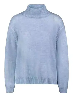 BETTY BARCLAY Roll-neck Cashmere Sweater - Blue